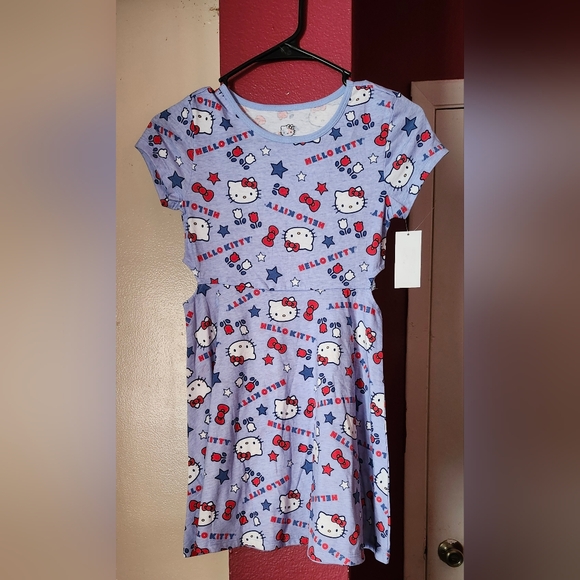 Sanrio | Dresses | Hello Kitty Blue Dress | Poshmark